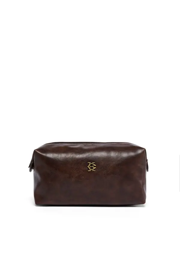 Holland Cooper Wash Bag - Brown