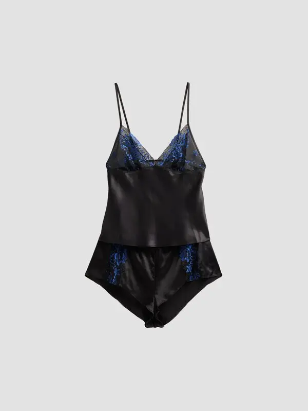 In Bloom Oakley Lace-trimmed Cami & Shorts Set
