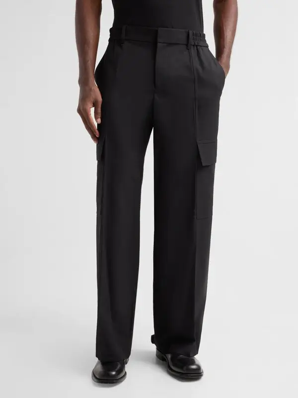 Helmut Lang Wool Utility Trousers