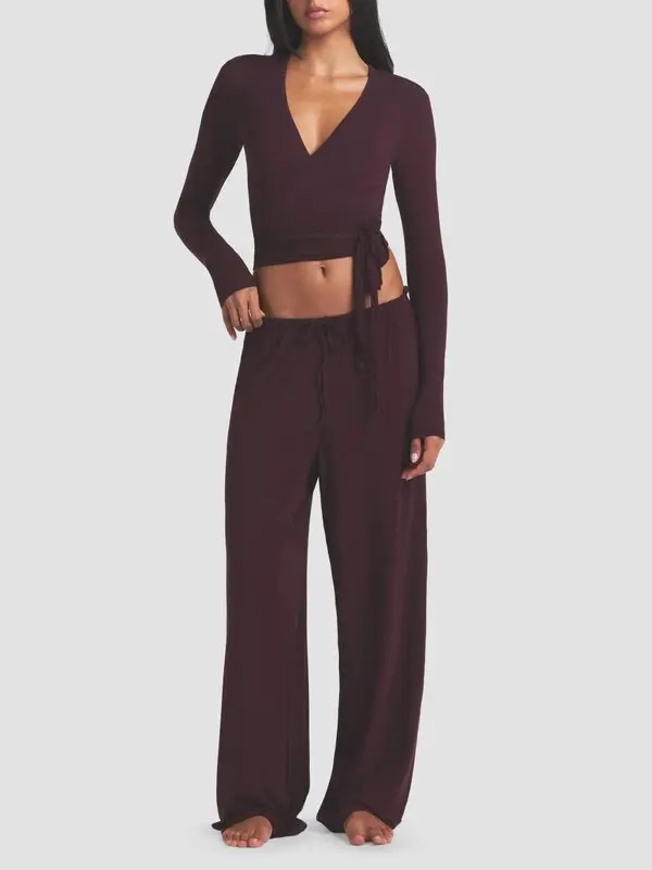 SKIMS Jersey Wrap Top