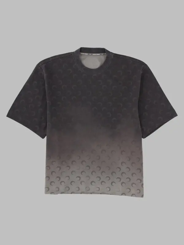 MARINE SERRE Cotton Mini T-shirt - Grey