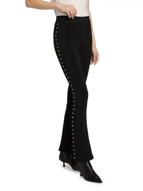 Cinq À Sept Percy Studded Bootcut Pants