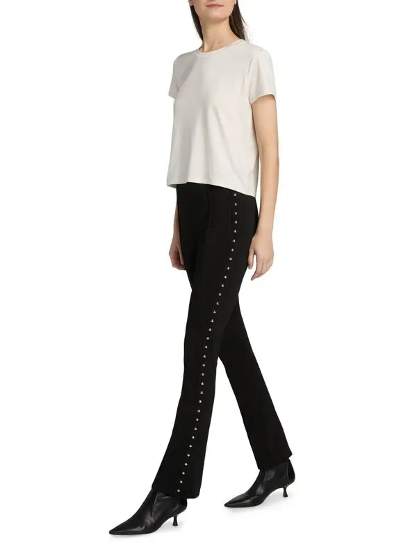 Cinq À Sept Percy Studded Bootcut Pants