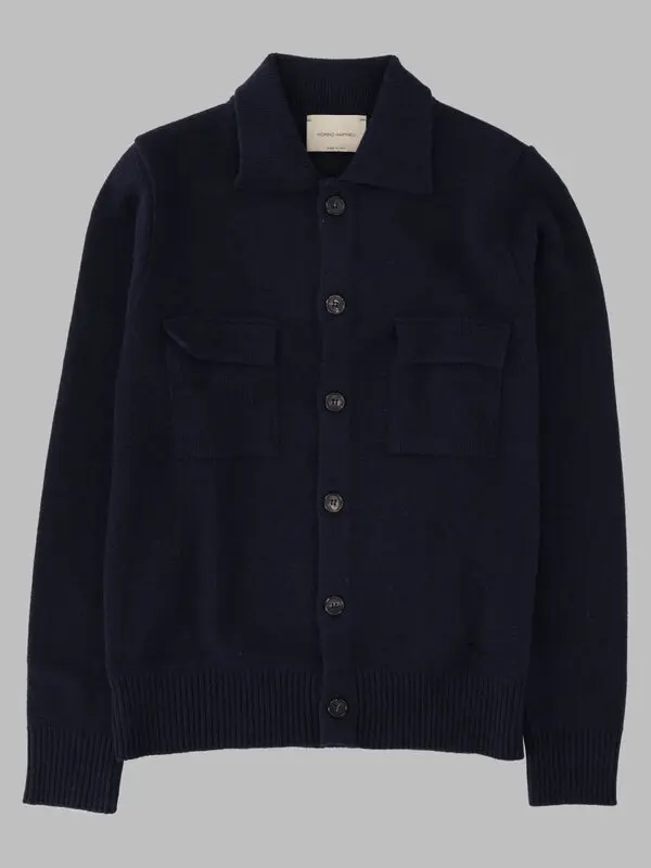 MORENO MARTINELLI Wool-acrylic Shirt Made In Italy