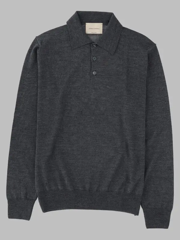 MORENO MARTINELLI Wool-acrylic Polo Shirt