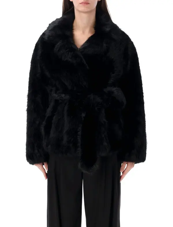 STAND STUDIO Faux Fur Coat