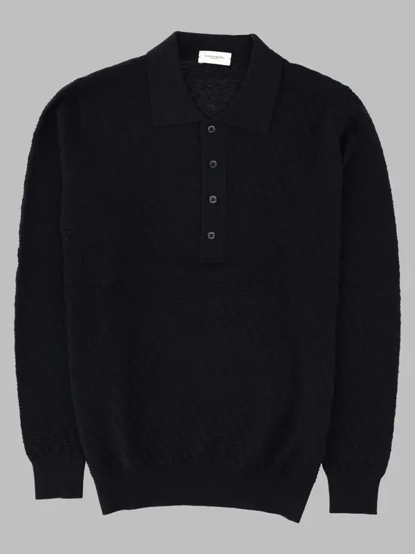 PAOLO PECORA MILANO 100% Virgin Wool Polo Shirt