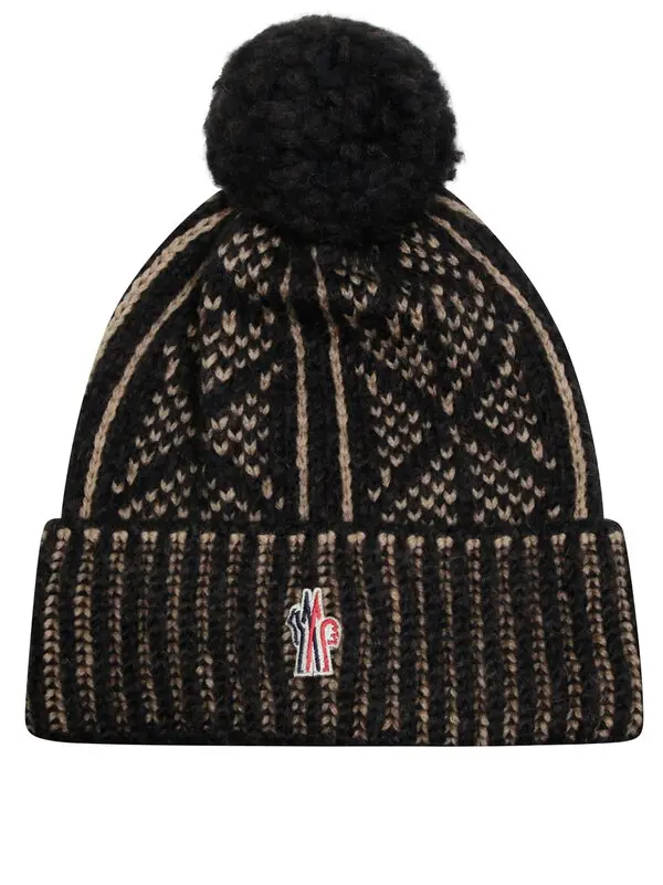 Moncler Monochrome Knit Berretto Beanie