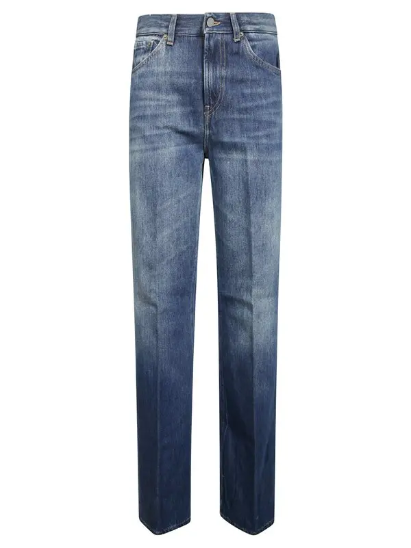 DONDUP Amber Wide-leg 5-pocket Jeans