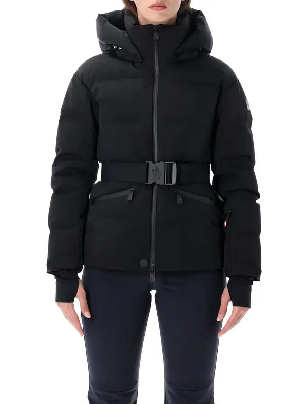 Moncler Hooded Belted Puffer Ski Jacket