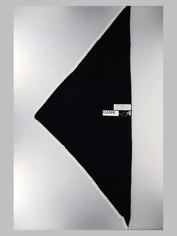GANNI 100% Wool Scarf