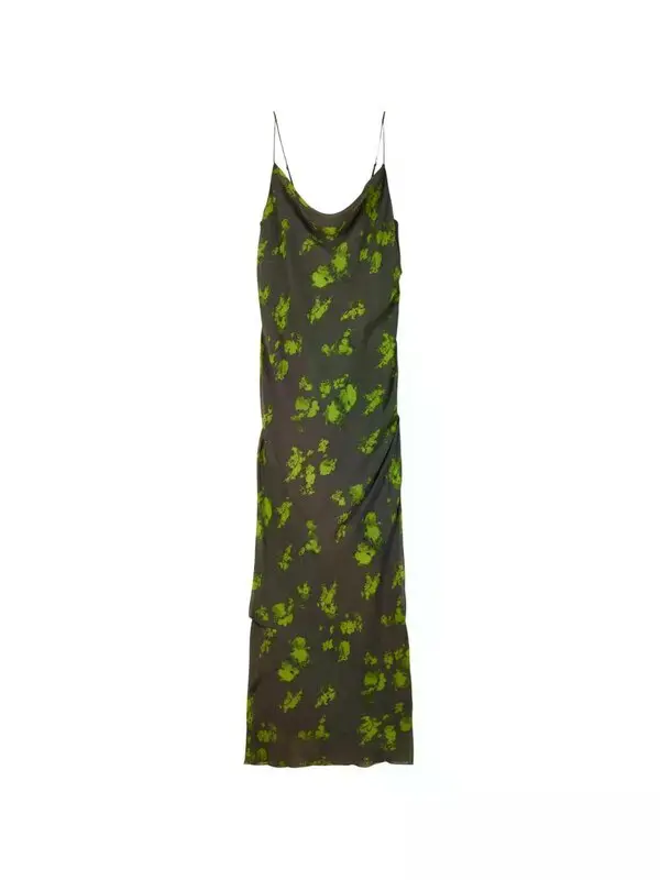 Patrizia Pepe Floral-print Slip Maxi Dress