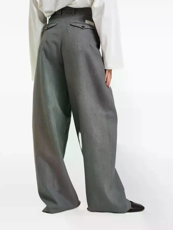 NINE:INTHE:MORNING Pleated Wide-leg Trousers
