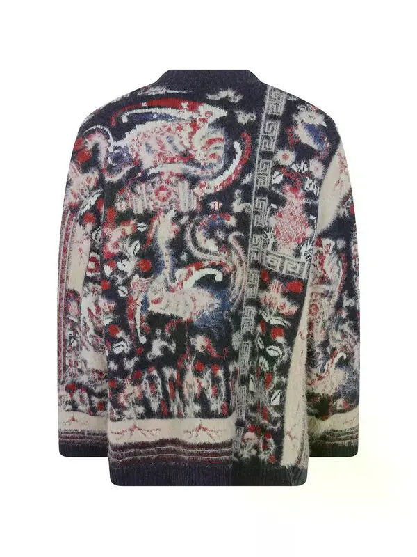 HUI MILANO Doubtless Intarsia-knit Cardigan