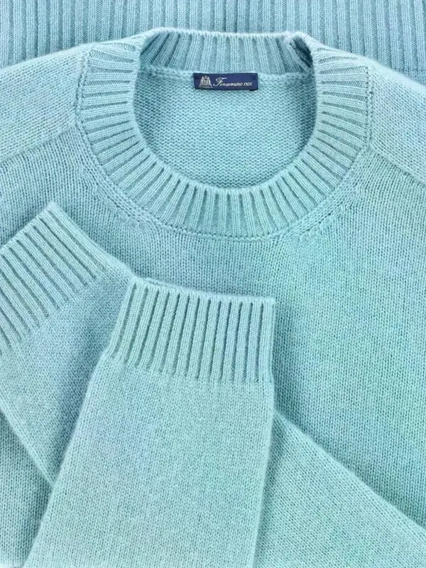 FINAMORE 1925 Ribbed-trim Sweater