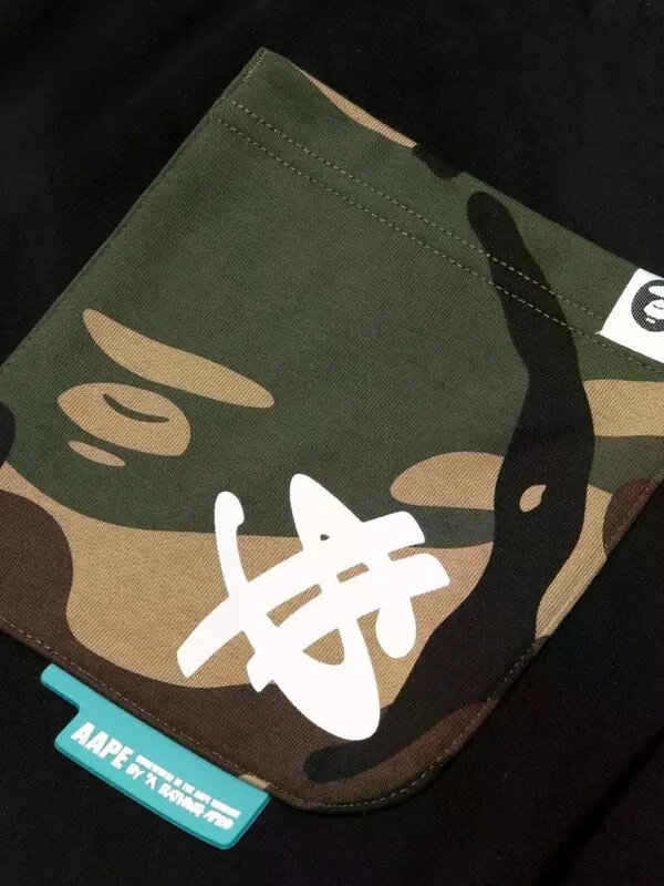 AAPE BY *A BATHING APE Moonface Logo Shorts