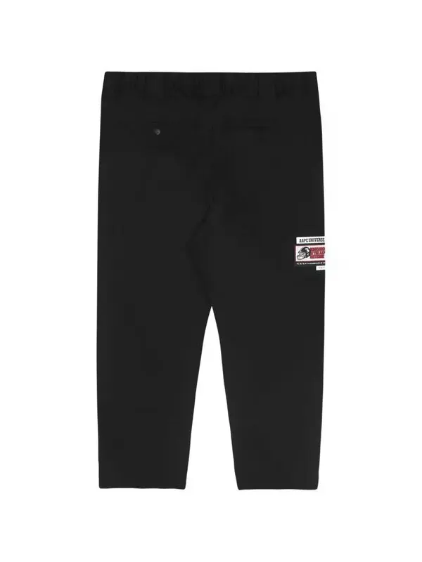 AAPE BY *A BATHING APE Moonface Straight-fit Trousers - Black