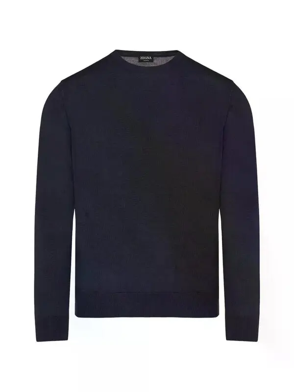 Zegna Black Cashseta Crewneck Sweater