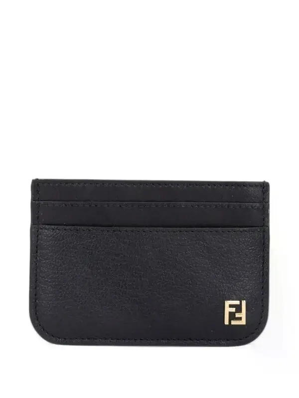 Fendi Ff Leather Card Case