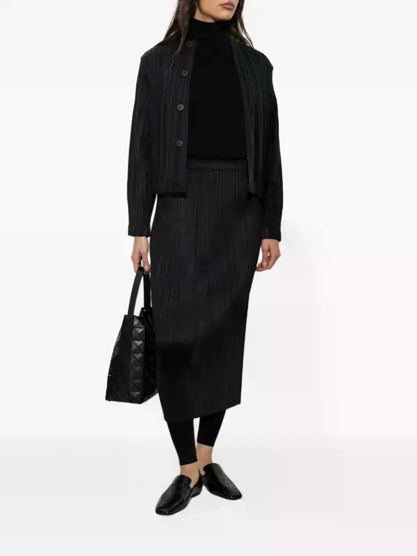 Issey Miyake A-poc Skin Turtleneck Sweater - Black