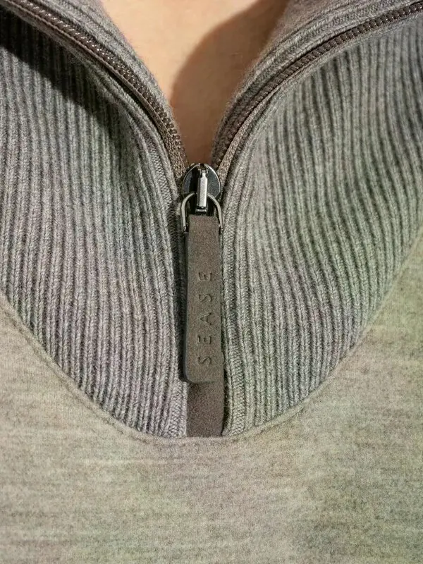 Sease Aral Zip-neck Sweater