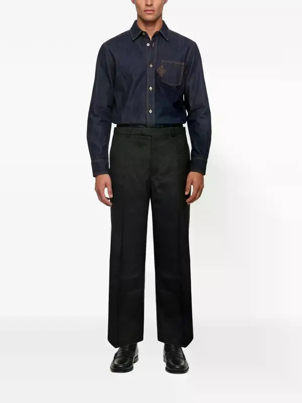 Casablanca Jacquard-monogram Tailored Trousers