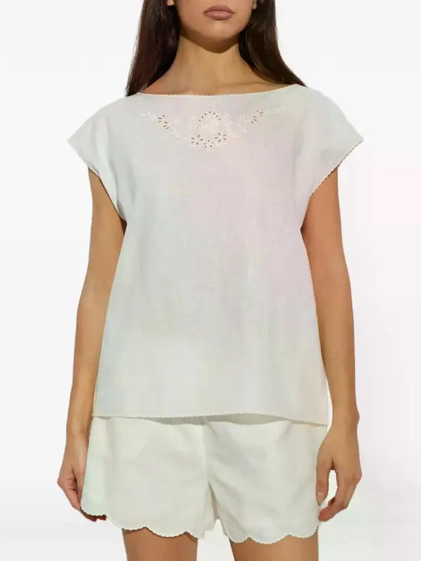 Posse Odette Embroidered Blouse