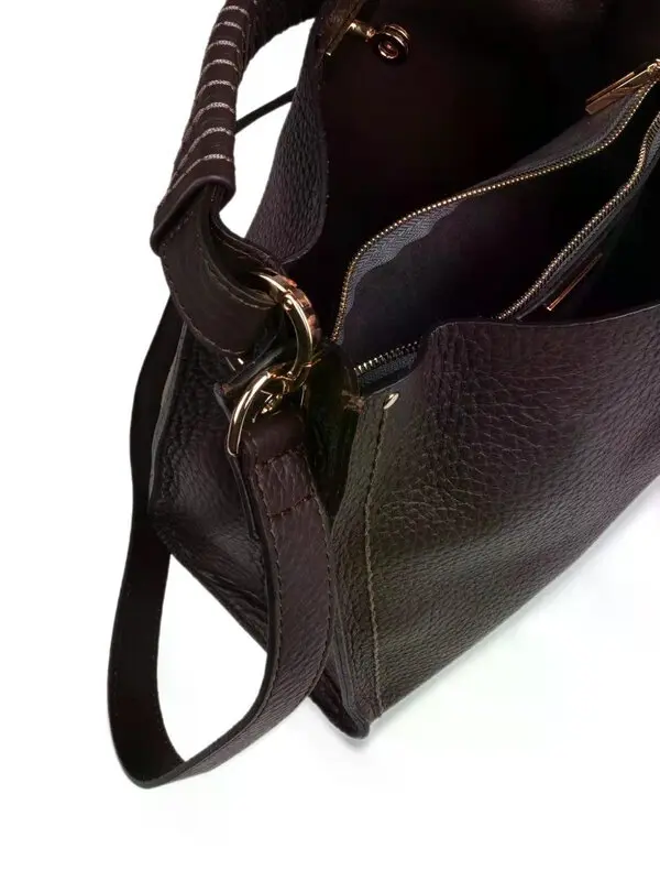 VISONA` Mia Santorini Leather Tote Bag
