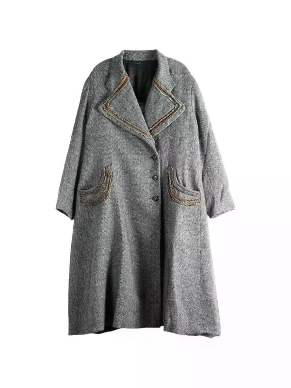 COMMUNS Button Long Coat