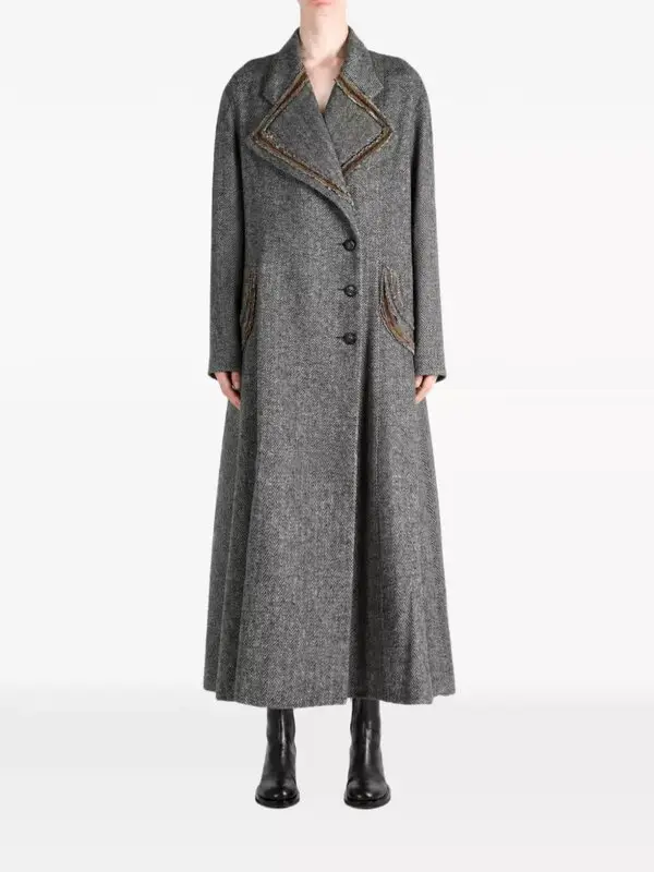 COMMUNS Button Long Coat