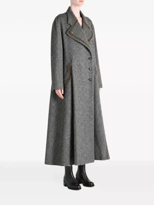 COMMUNS Button Long Coat