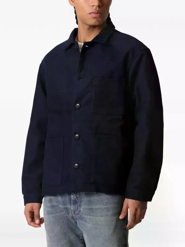 FORTELA Tristan Moleskin-cotton Shirt Jacket