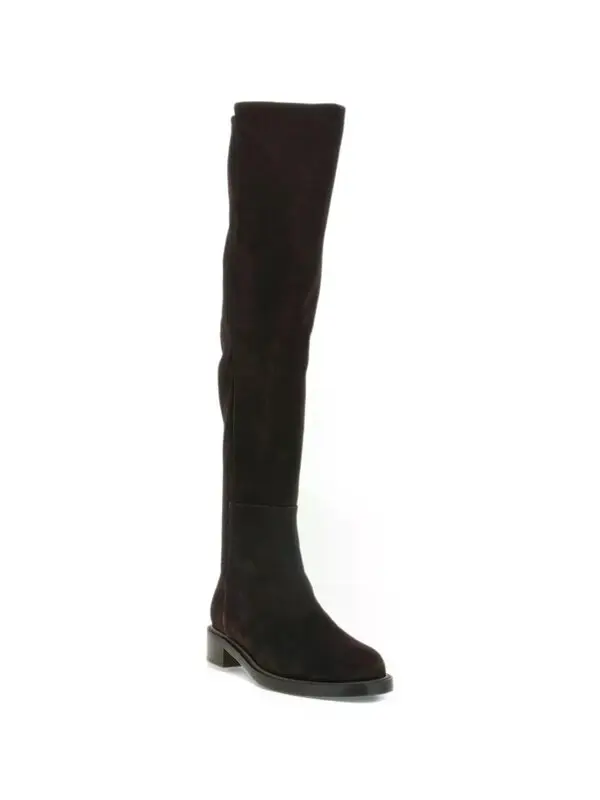STUART WEITZMAN 5050 Gisele Suede Over-the-knee Boots