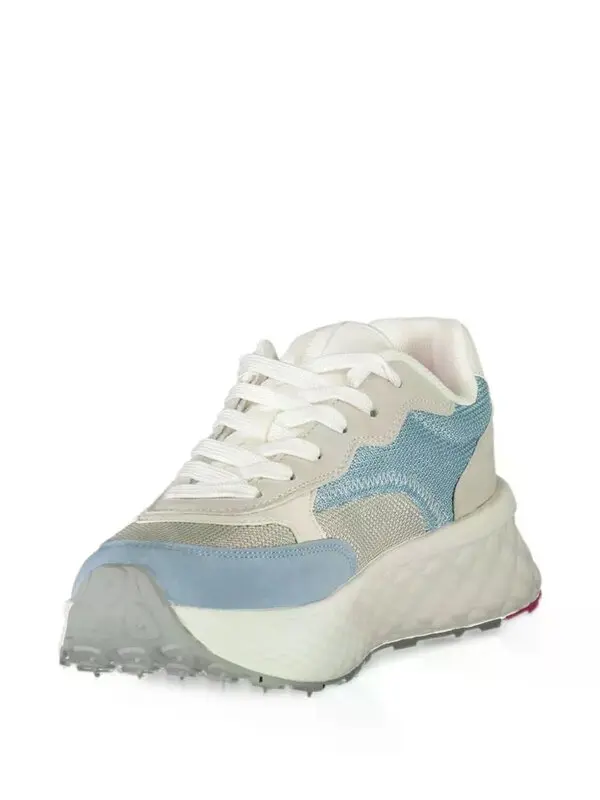 BLAUER. Panelled Logo-patch Sneakers