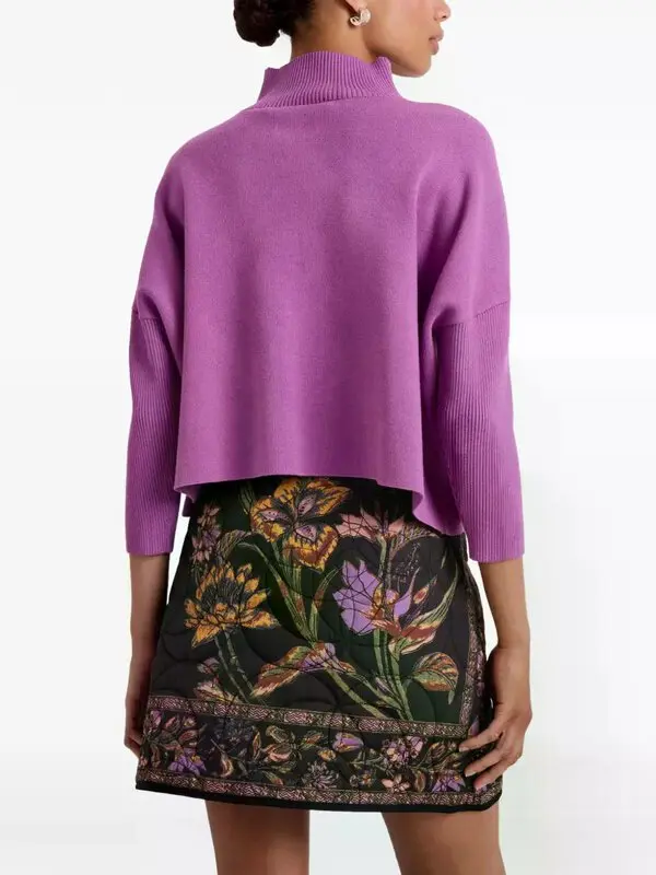MARIE OLIVER Claudie Ribbed-knit Sweater