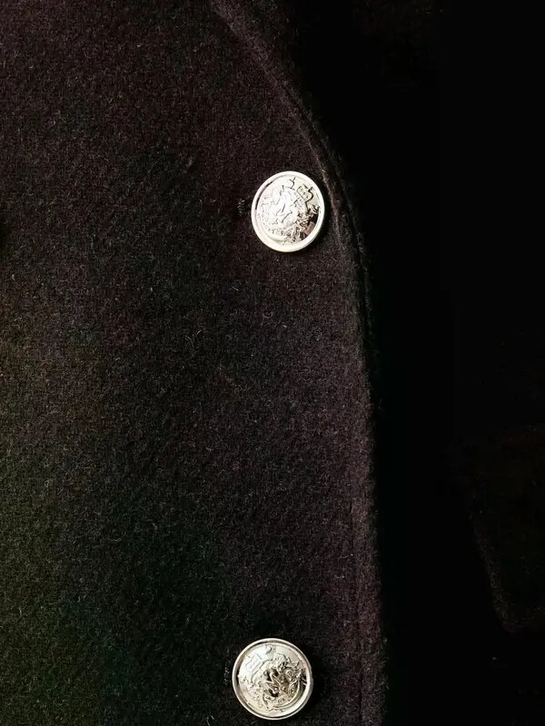 MORGAN Double-breasted Embossed-button Coat