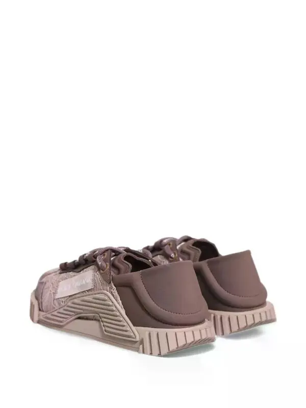 Dolce & Gabbana Ns1 Low-top Lace Sneakers - Pink