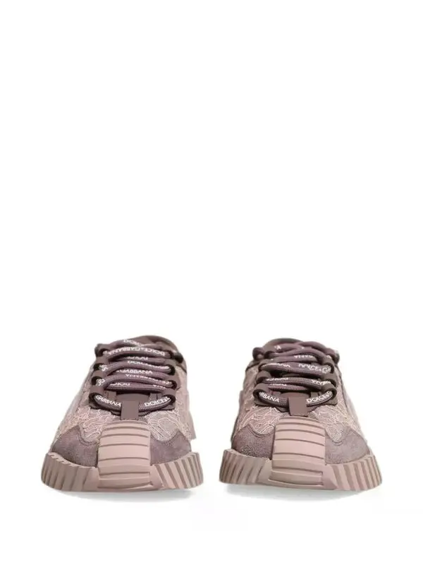 Dolce & Gabbana Ns1 Low-top Lace Sneakers - Pink