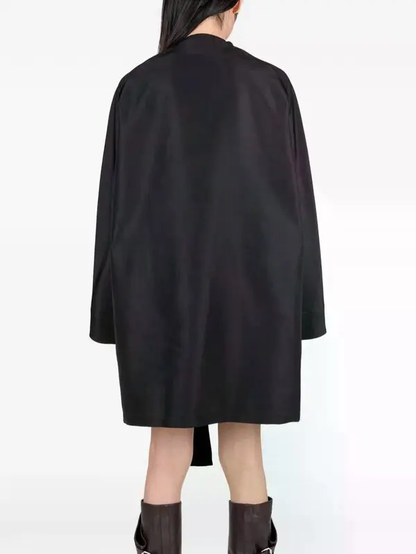 NICCOLO PASQUALETTI Draped Asymmetric Oversized Mini Dress
