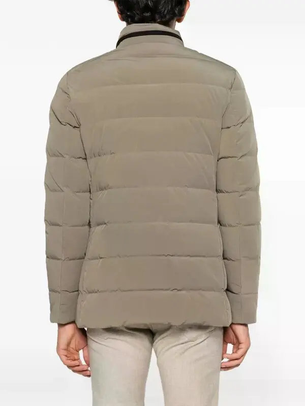 MOORER Quilted Button-front Jacket