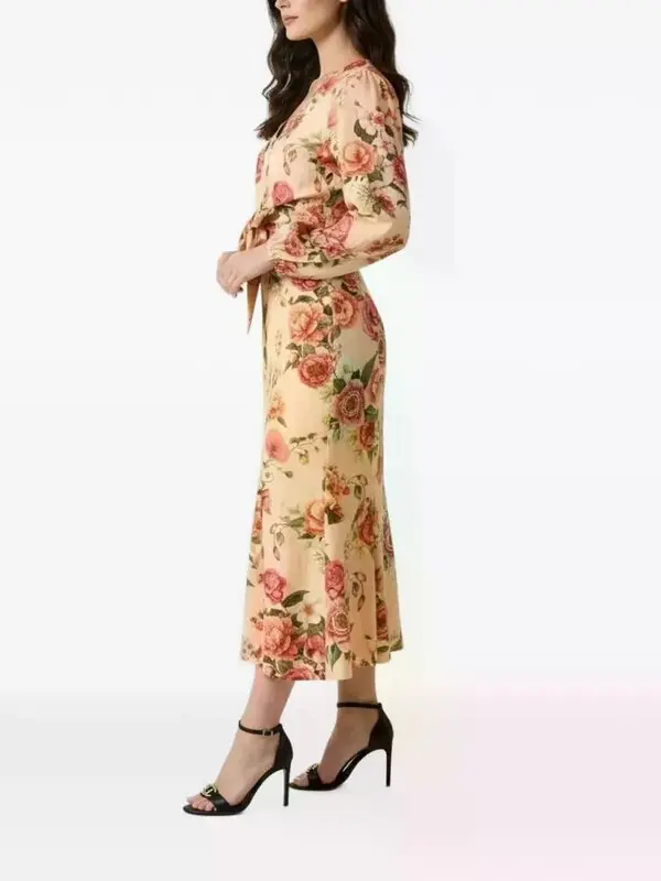 Guess Ryan Linen Midi Skirt