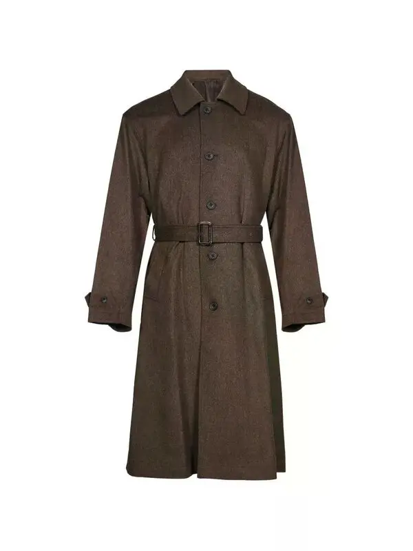 SSSTEIN Belted Button-up Coat
