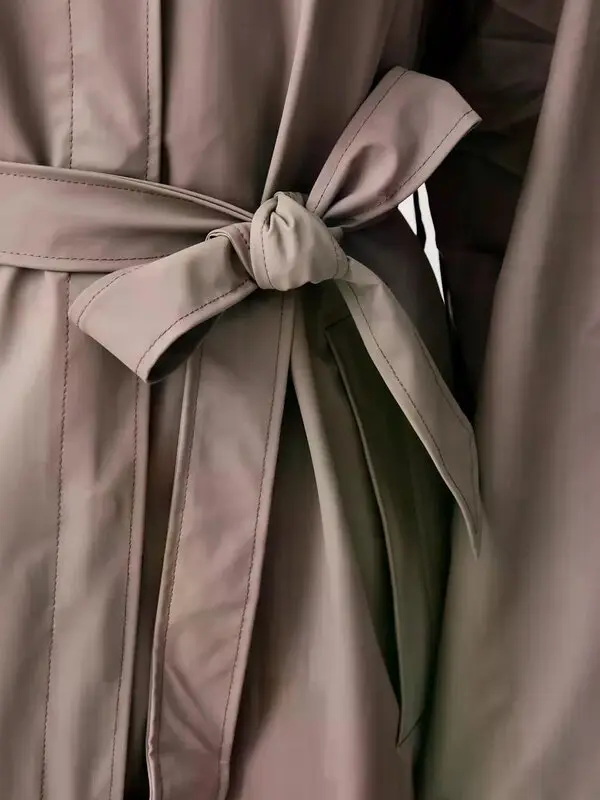 Rains W Belted Hooded Jacket