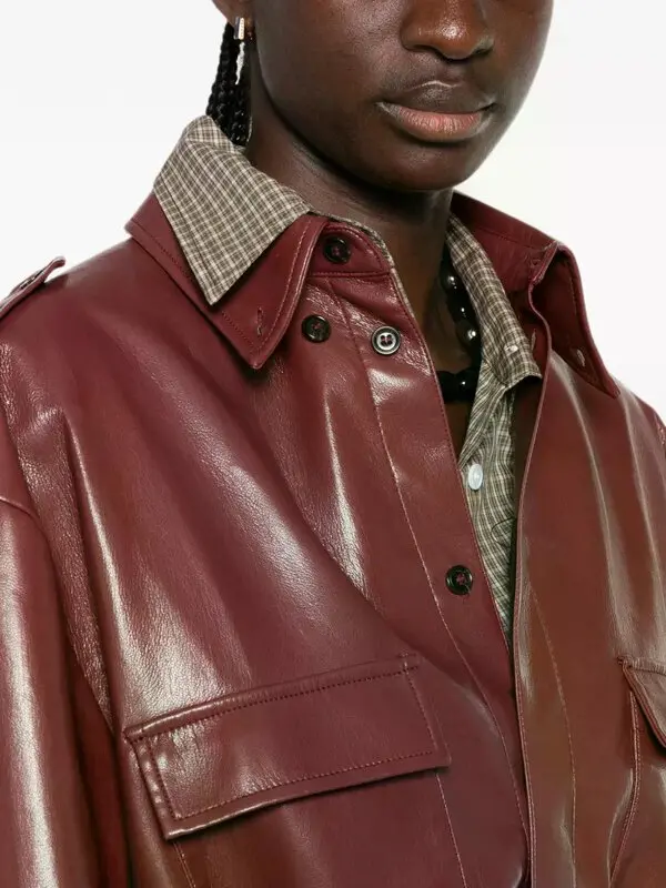 Nanushka Belted Button-down Shirt