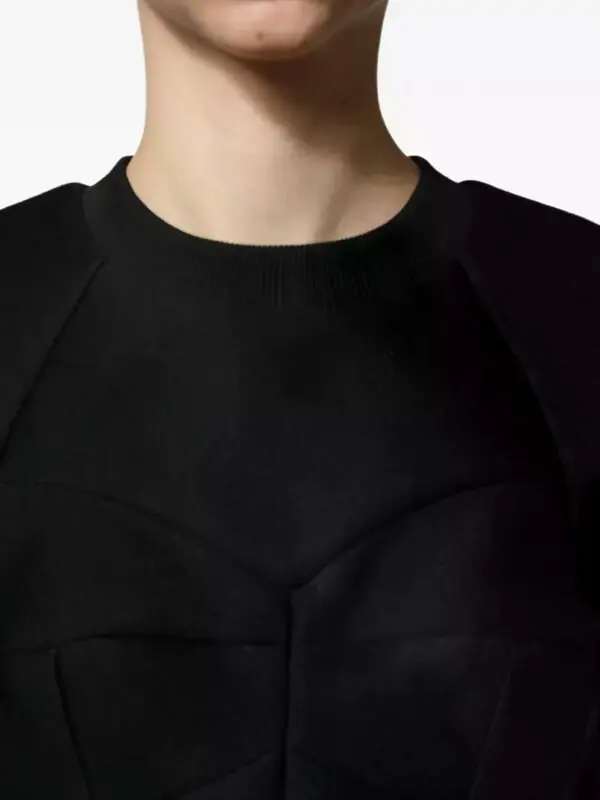Philosophy Di Lorenzo Serafini Corset-style Cropped Sweatshirt