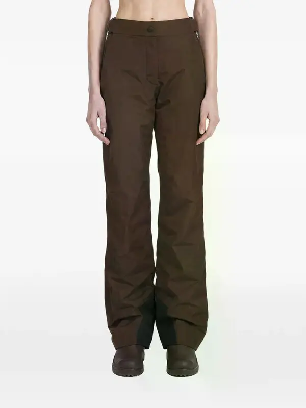 Moncler Logo-patch Ski Pants - Brown
