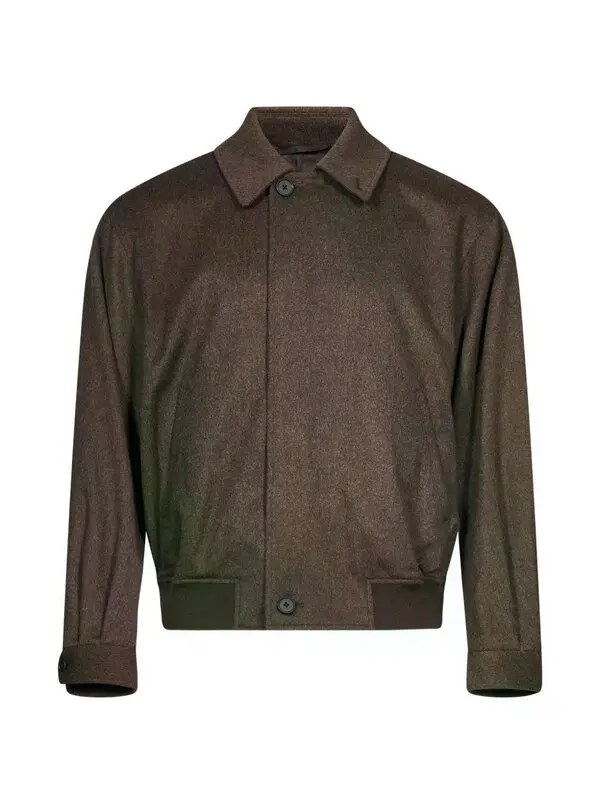 SSSTEIN Button-fastening Bomber Jacket