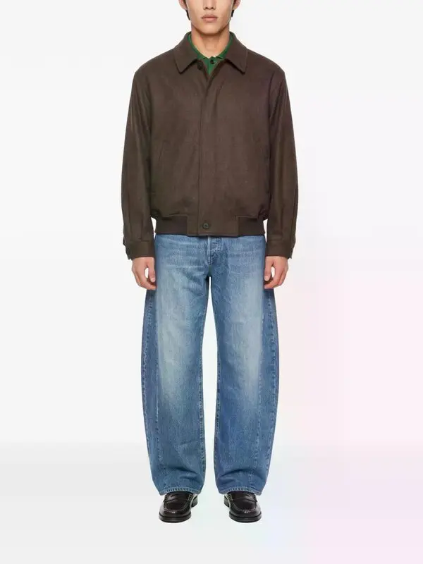 SSSTEIN Button-fastening Bomber Jacket