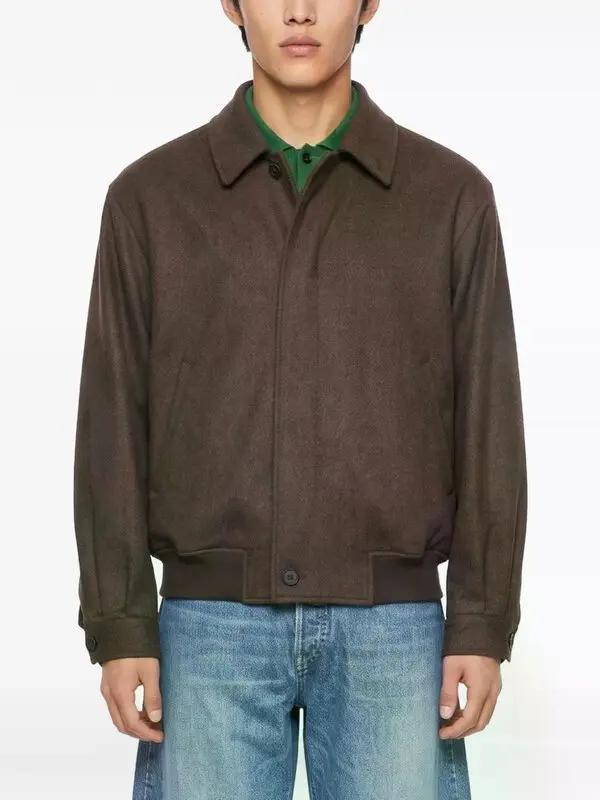 SSSTEIN Button-fastening Bomber Jacket