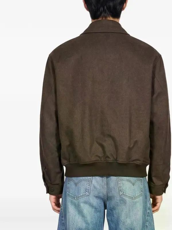 SSSTEIN Button-fastening Bomber Jacket